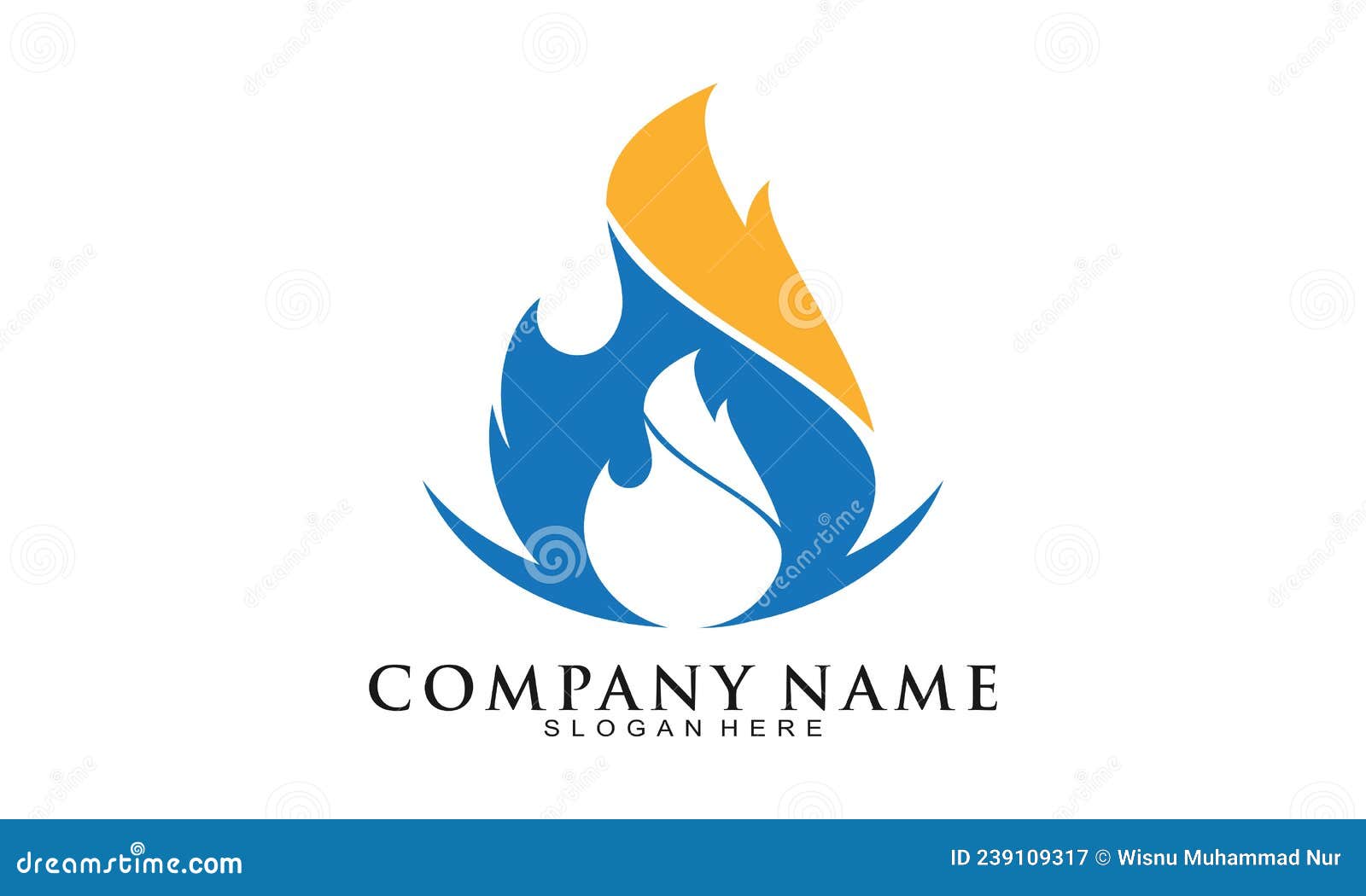 Modern Flame Symbol Vector Logo Stock Vector - Illustration of light ...