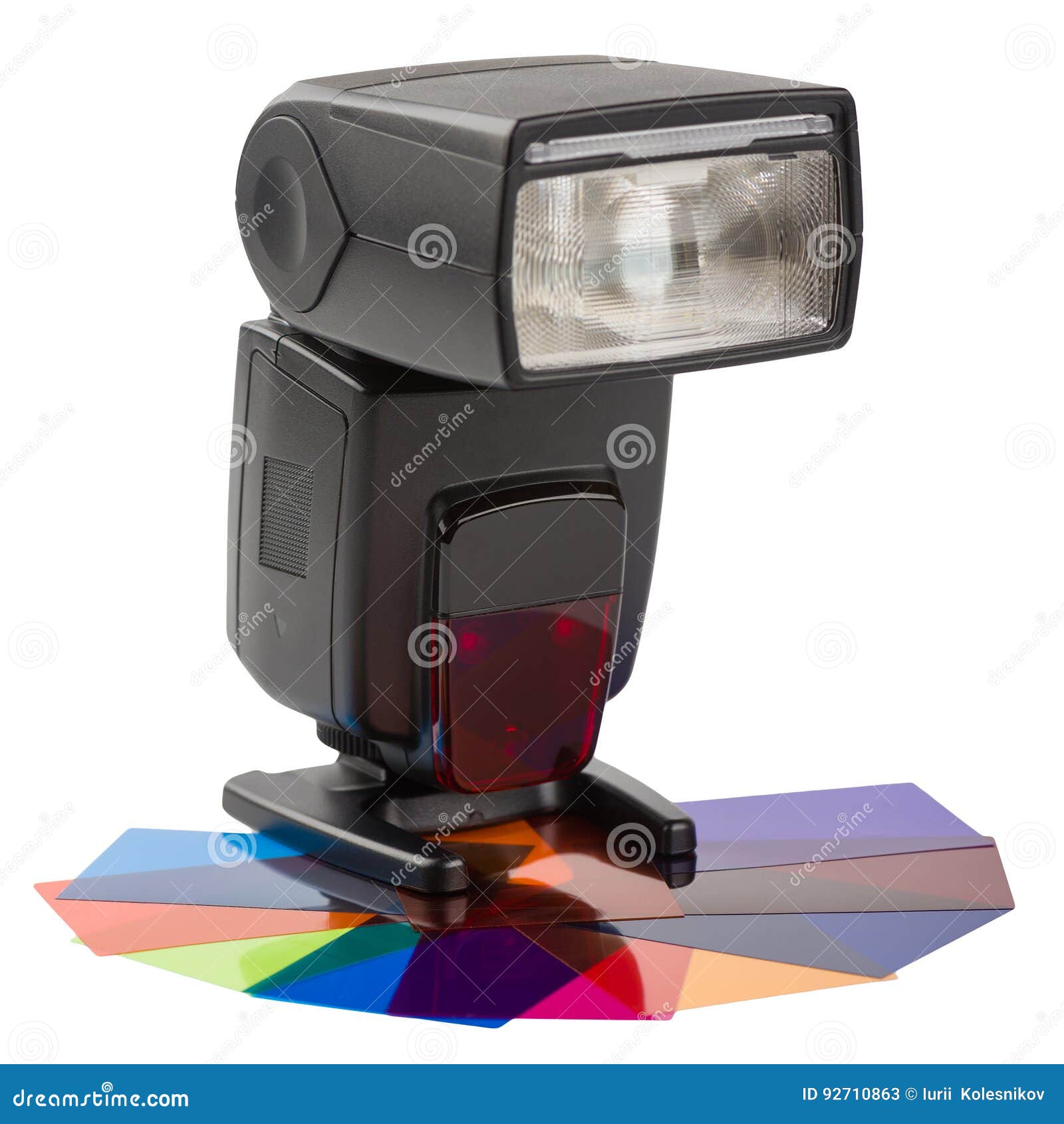 Modern Flash with Color Filters Stock Image - Image of bright, white ...