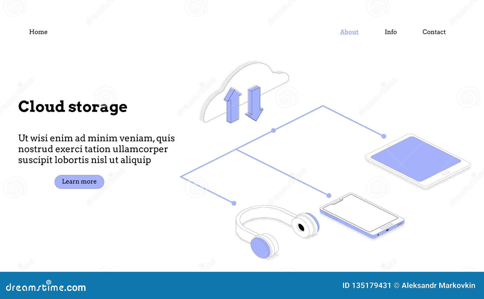 Landing Page Template. Cloud Computing Modern Flat Design Isometric ... Landing Page Template. Cloud Computing Modern Flat Design Isometric ...