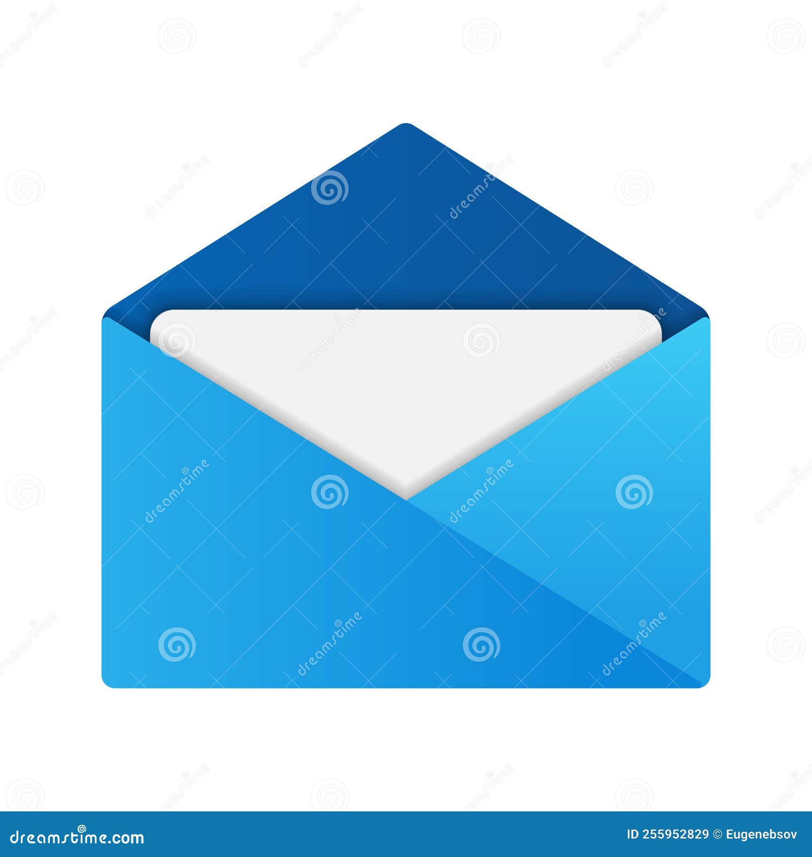 Modern Flat Design of Letter Envelope File Icon Stock Vector ...
