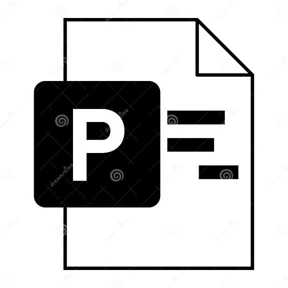 Modern Flat Design of Logo MPP Project Document File Icon Editorial ...