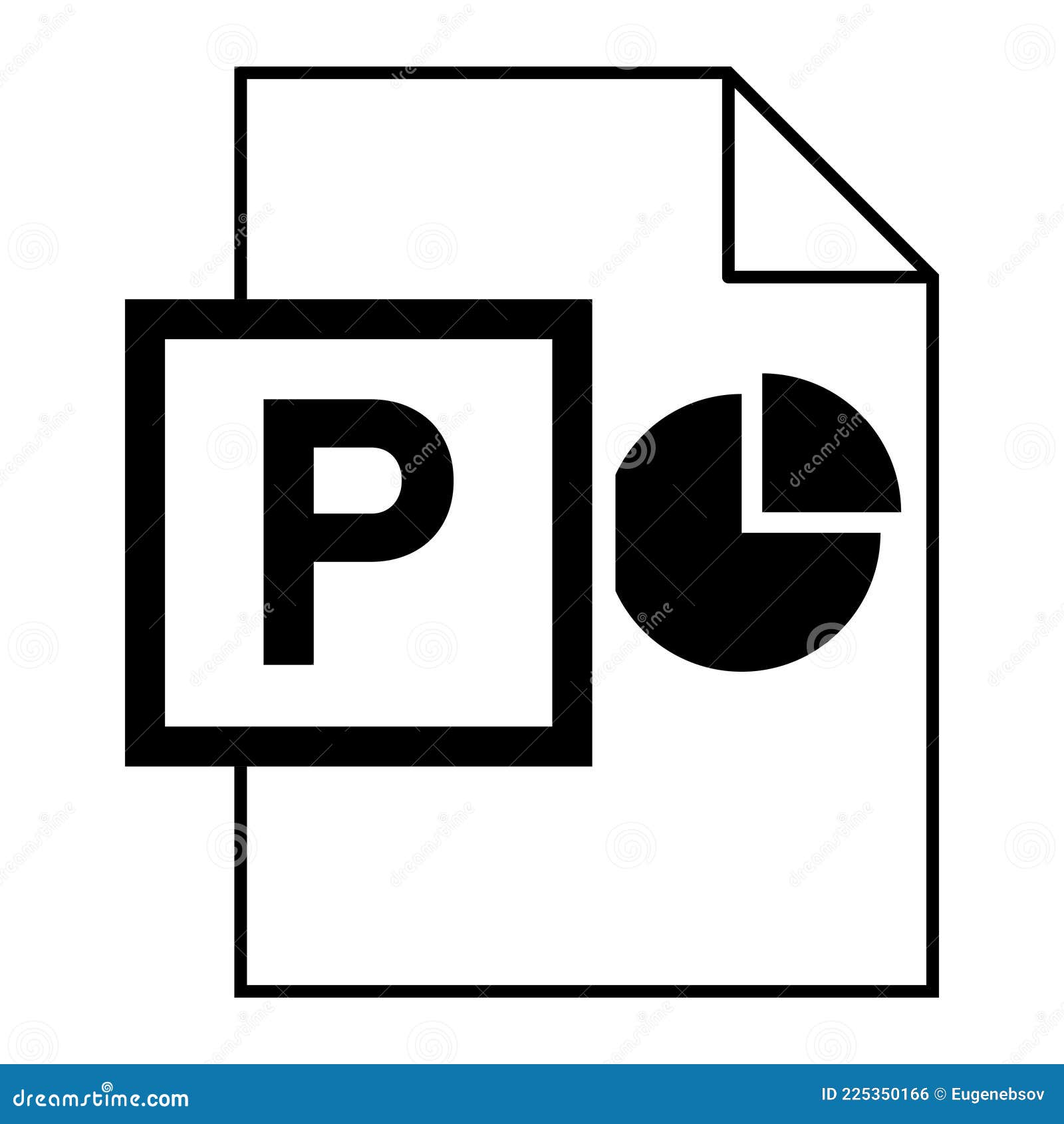 Modern Flat Design of Logo PPT Presentation File Icon Editorial Photo ...