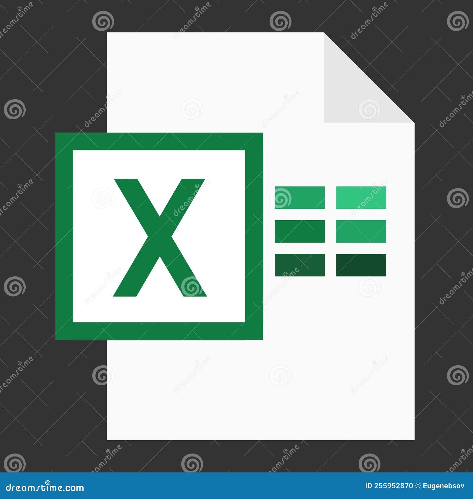 Modern Flat Design of Logo XLS File Icon Editorial Image - Illustration ...