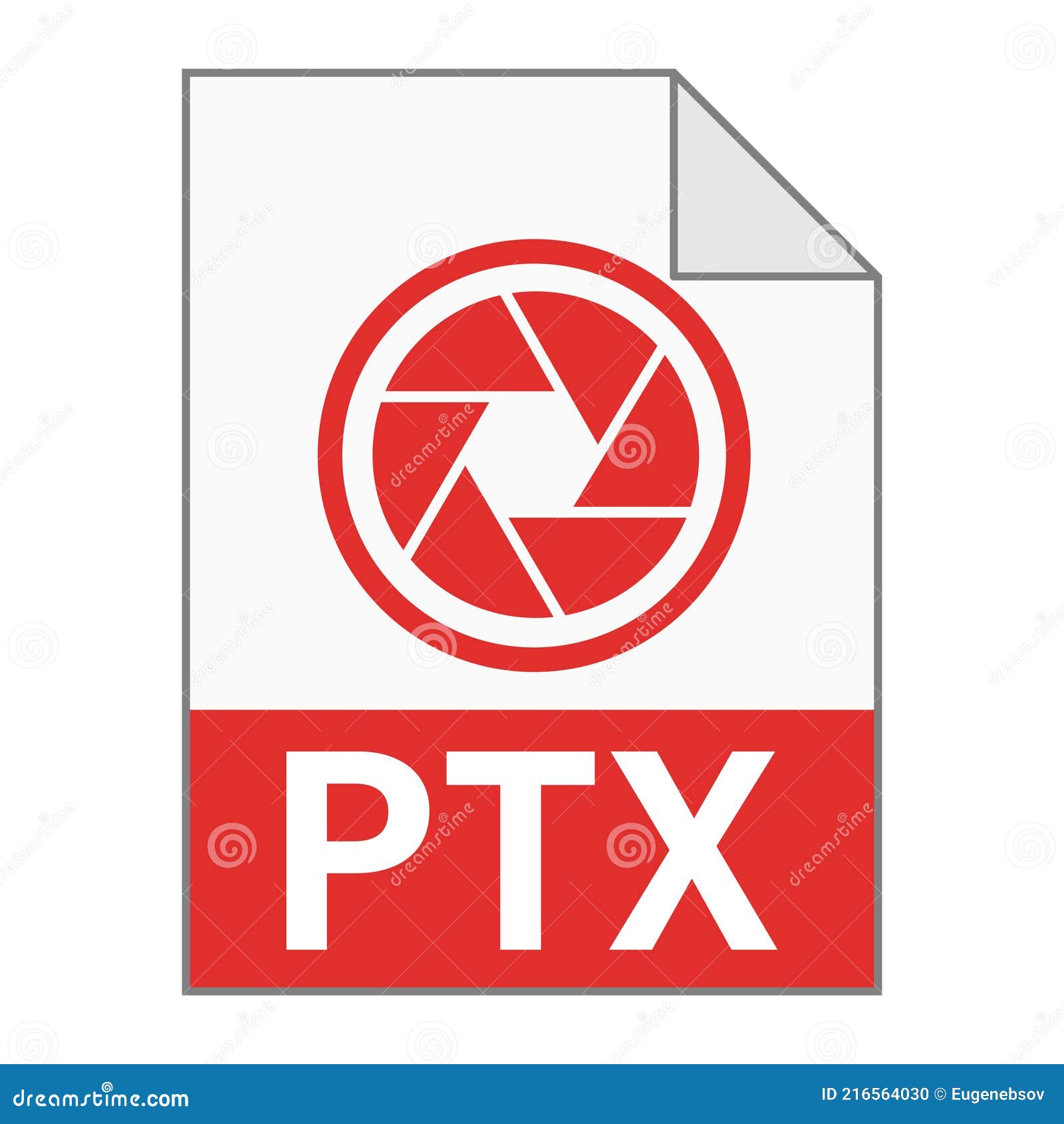 Modern Flat Design of PTX File Icon for Web Stock Vector - Illustration ...