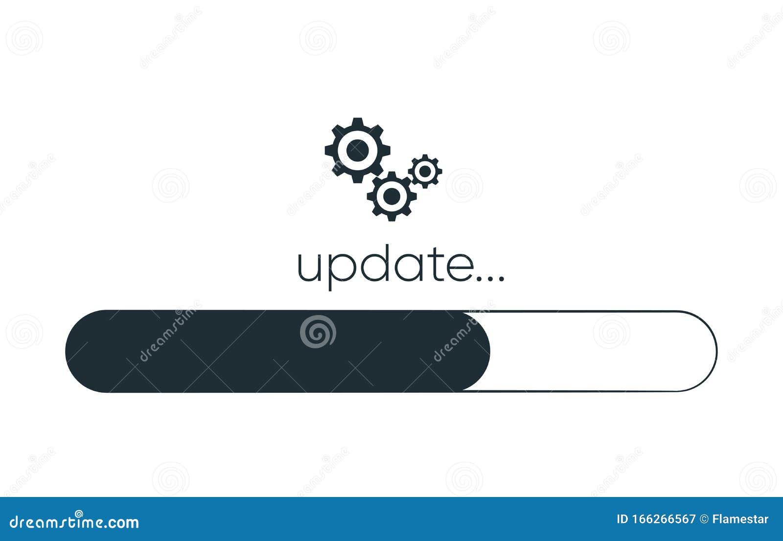 Modern Flat Design Vector Illustration, Concept of Upgrade Application ...