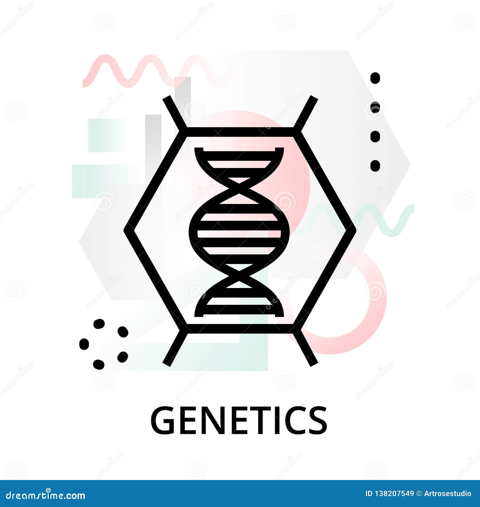 Genetics, Icon, Tree, Dna, Neon .Biotechnology And Science, Chemical ...