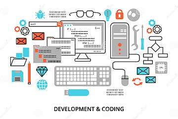 Modern Flat Editable Line Design Vector Illustration, Concept of ...