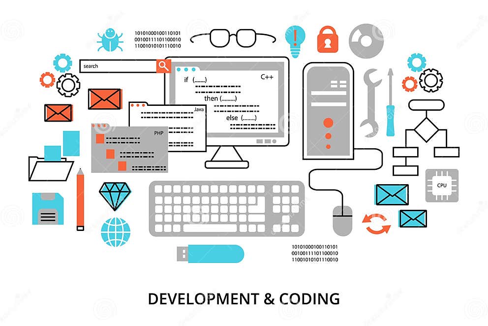 Modern Flat Editable Line Design Vector Illustration, Concept of ...