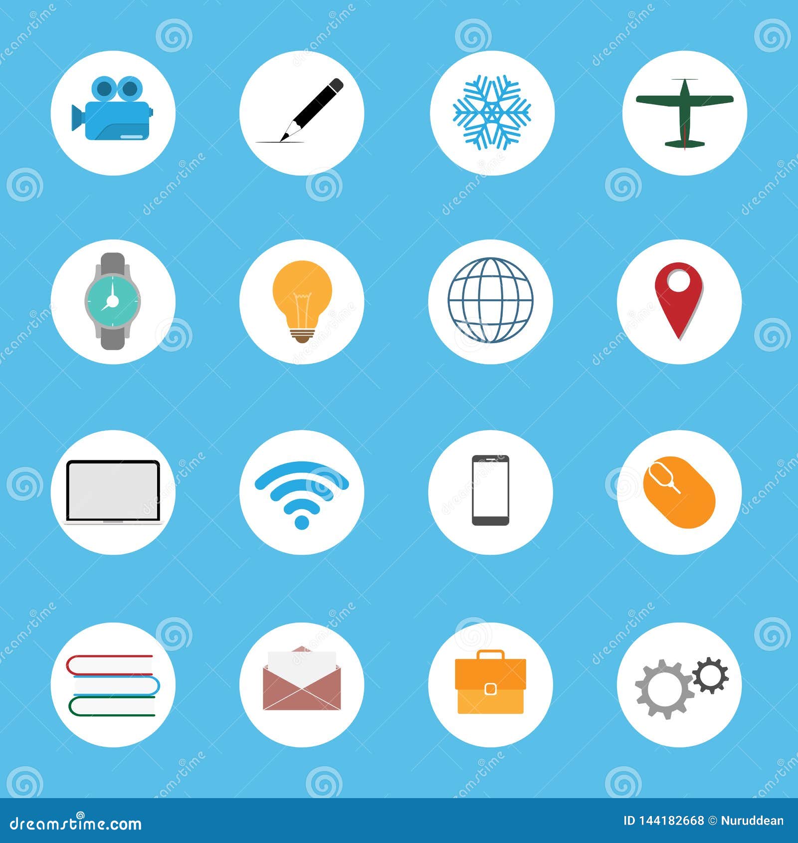Modern Flat Icons Design Collection. Vector Illustration Stock Vector ... Modern Flat Icons Design Collection. Vector Illustration Stock Vector ...