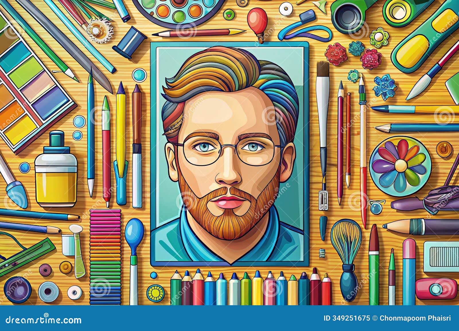 Modern Flat Line Art Illustrations for User Interface Design a Premium ...