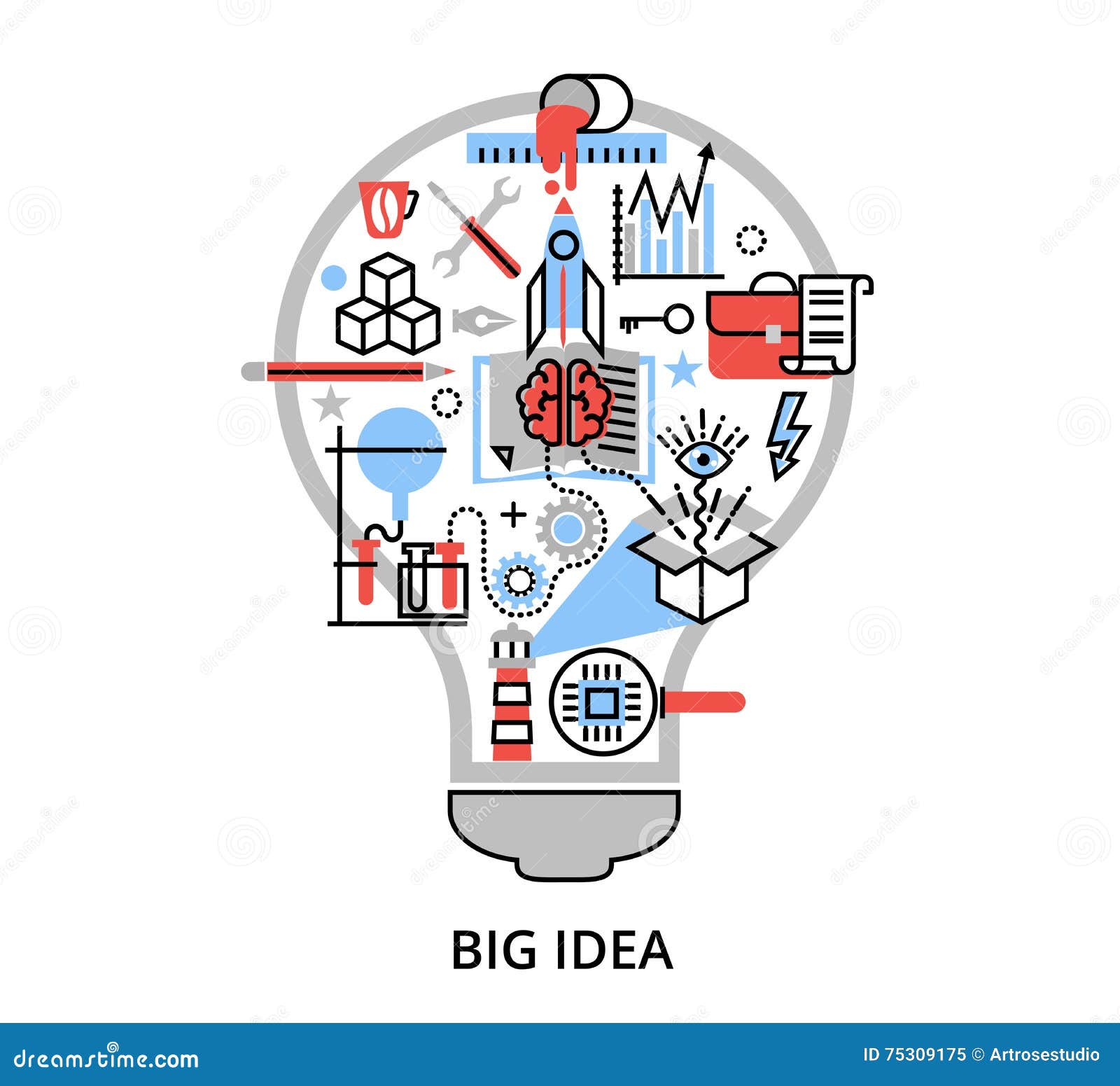 Idea Lamp Vector Graphic Illustration Stock Illustrations – 43,285 Idea ...