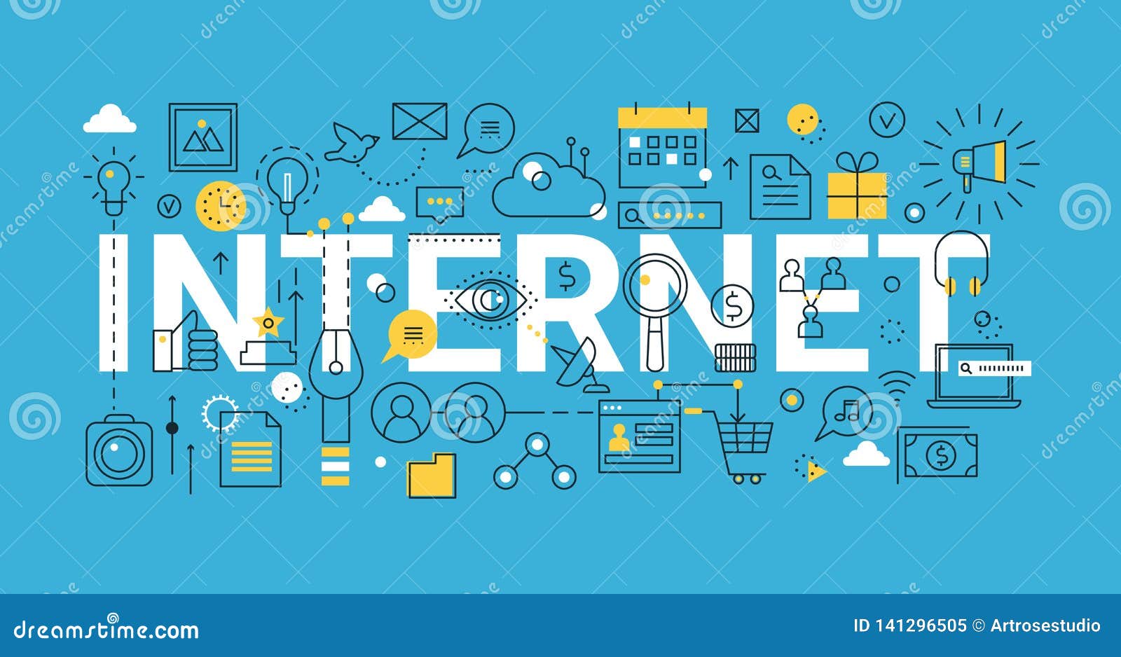 Concept of Internet, for Graphic and Web Design Stock Vector ... Concept of Internet, for Graphic and Web Design Stock Vector ...