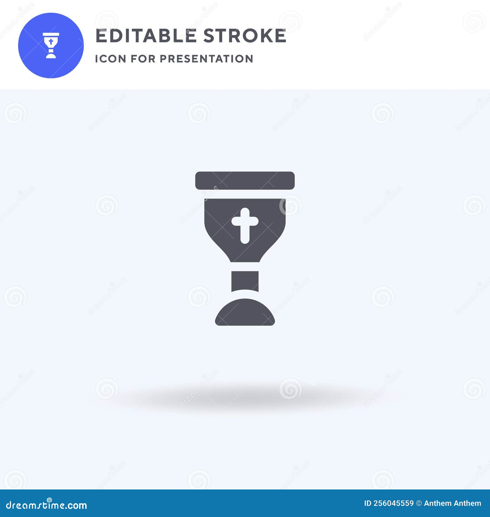 Chalice Icon Vector, Filled Flat Sign, Solid Pictogram Isolated on ...