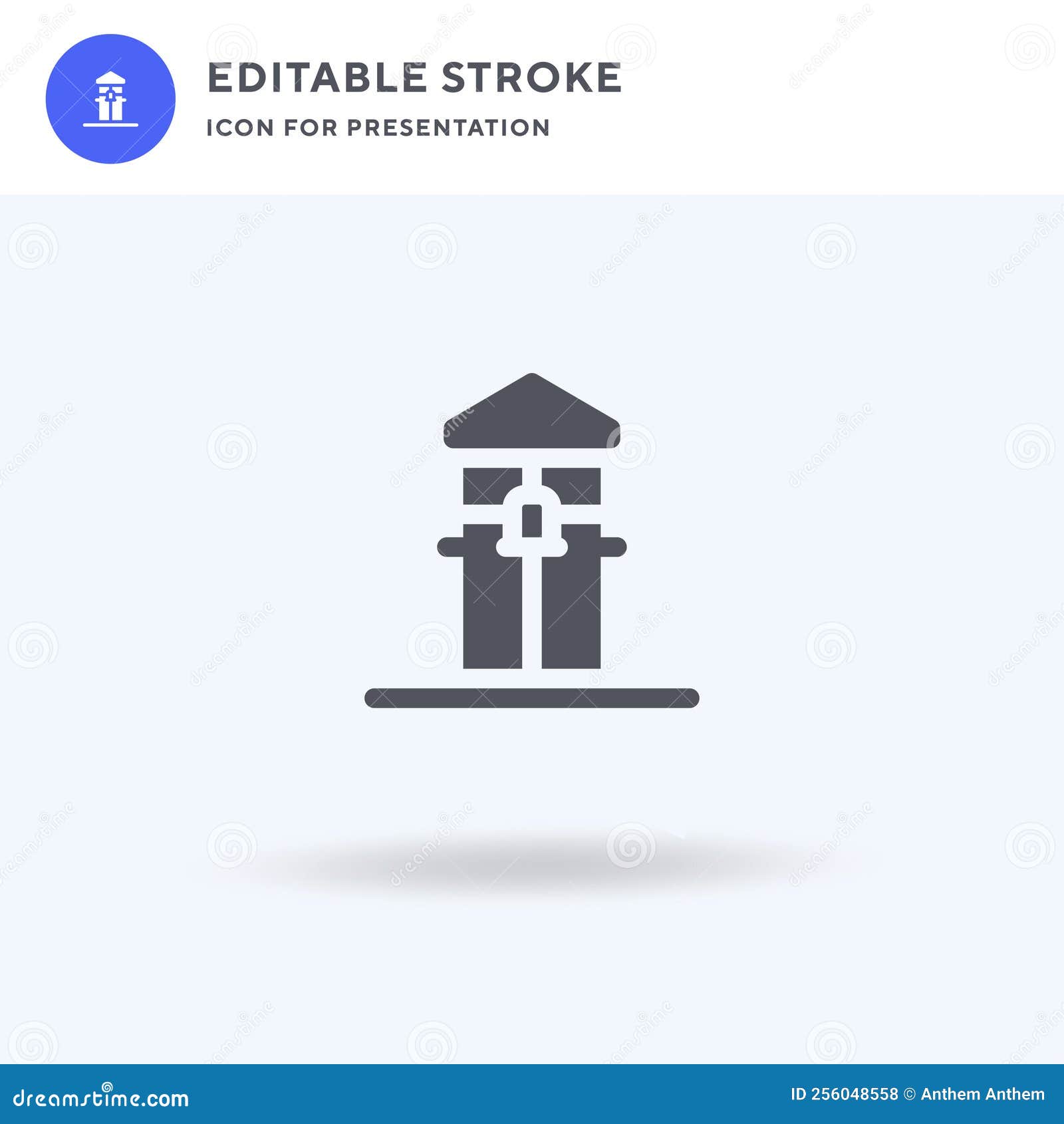 Drop Tower Icon Vector, Filled Flat Sign, Solid Pictogram Isolated on White, Logo Illustration ...