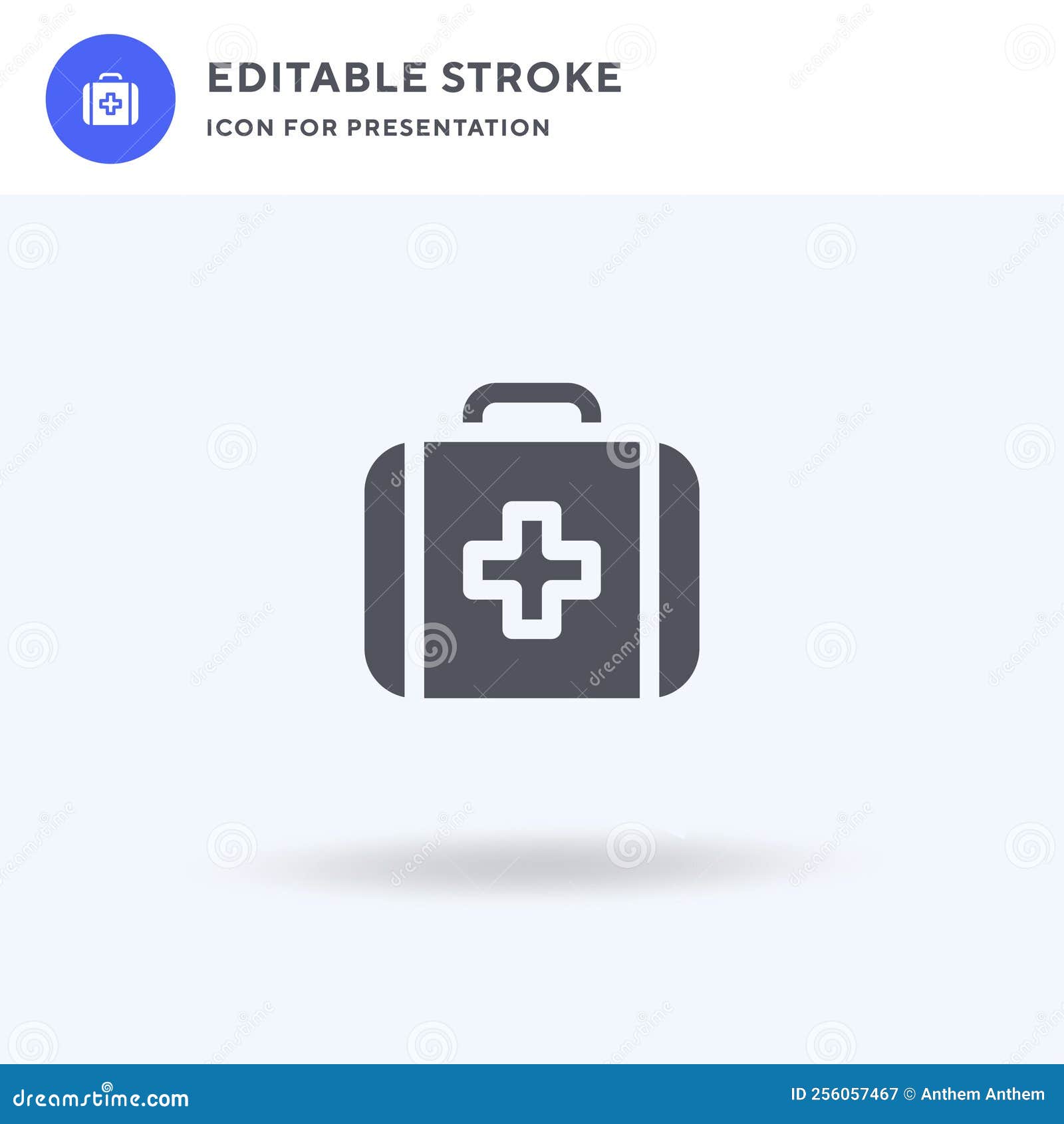 First Aid Kit Icon Vector, Filled Flat Sign, Solid Pictogram Isolated ...