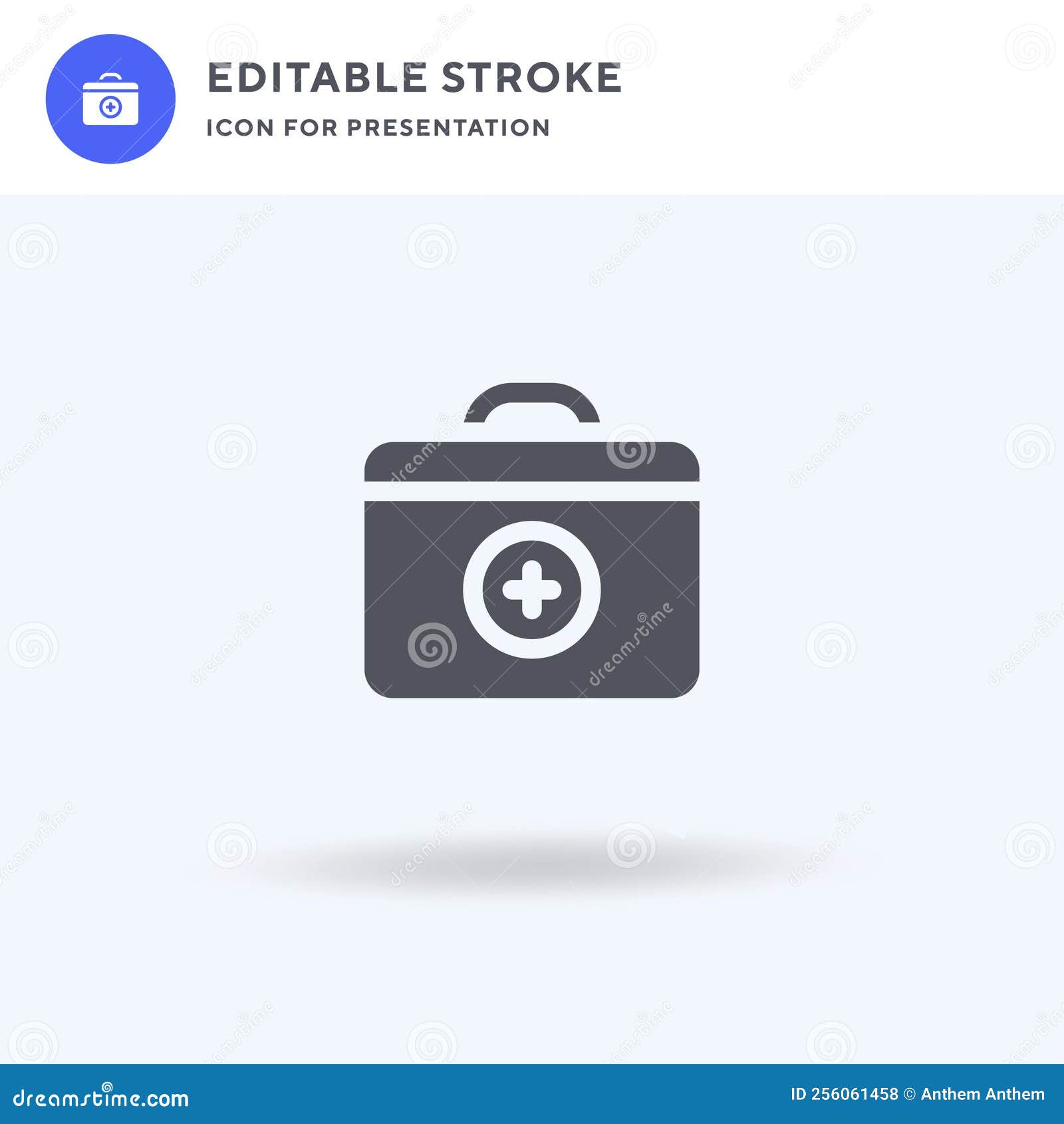 First Aid Kit Icon Vector, Filled Flat Sign, Solid Pictogram Isolated ...