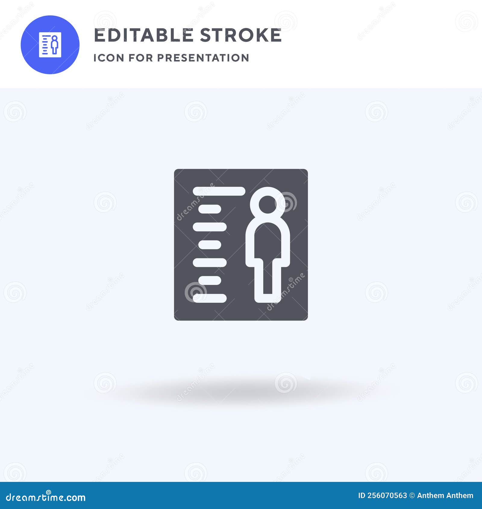 Height Icon Vector, Filled Flat Sign, Solid Pictogram Isolated on White ...