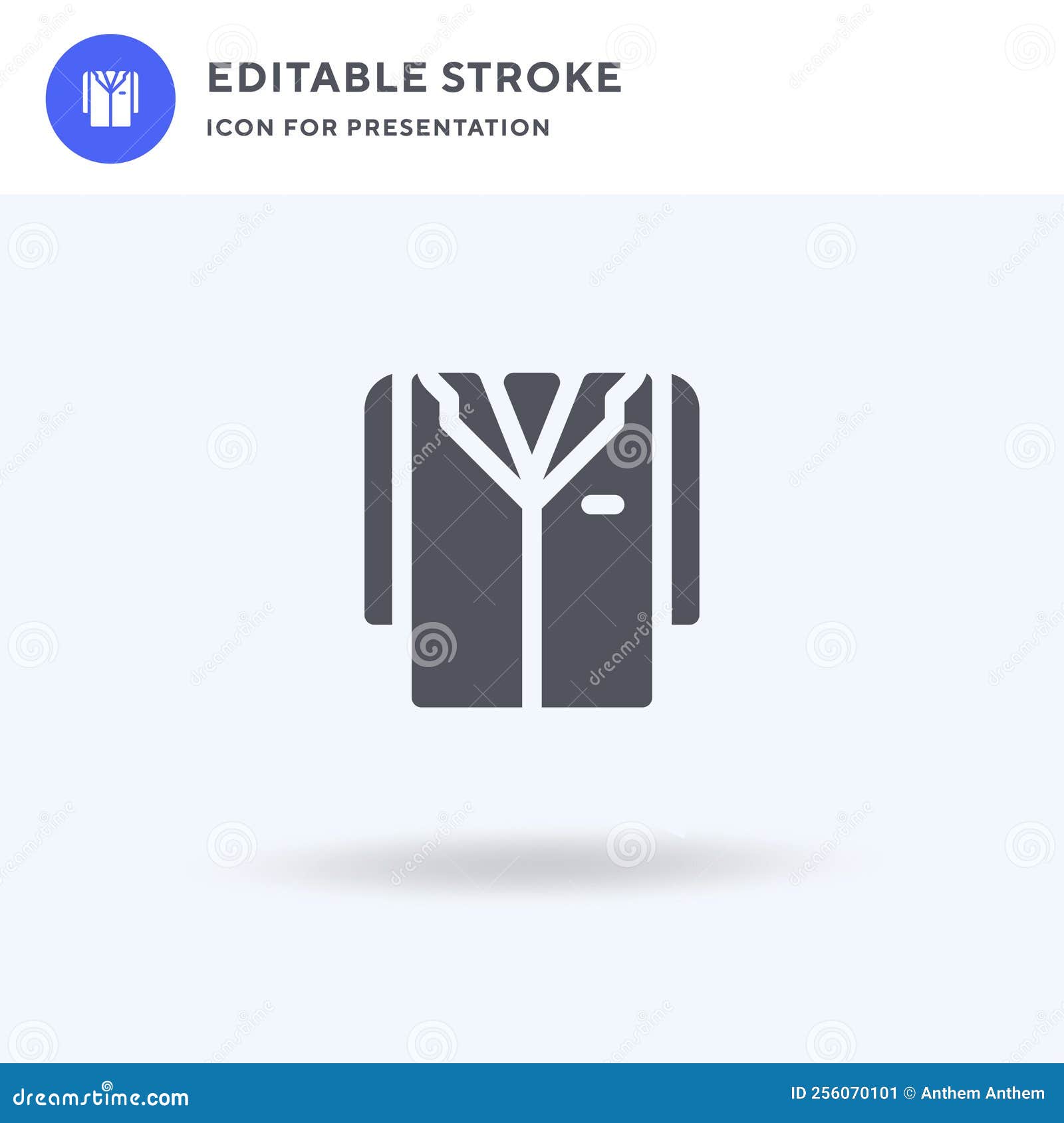 Lab Coat Icon Vector, Filled Flat Sign, Solid Pictogram Isolated on ...