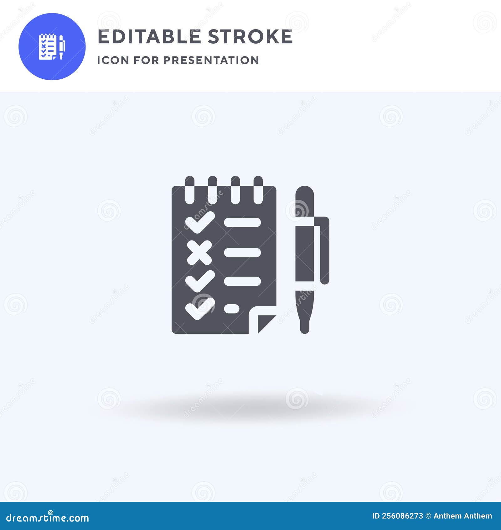 Order Icon Vector, Filled Flat Sign, Solid Pictogram Isolated on White ...