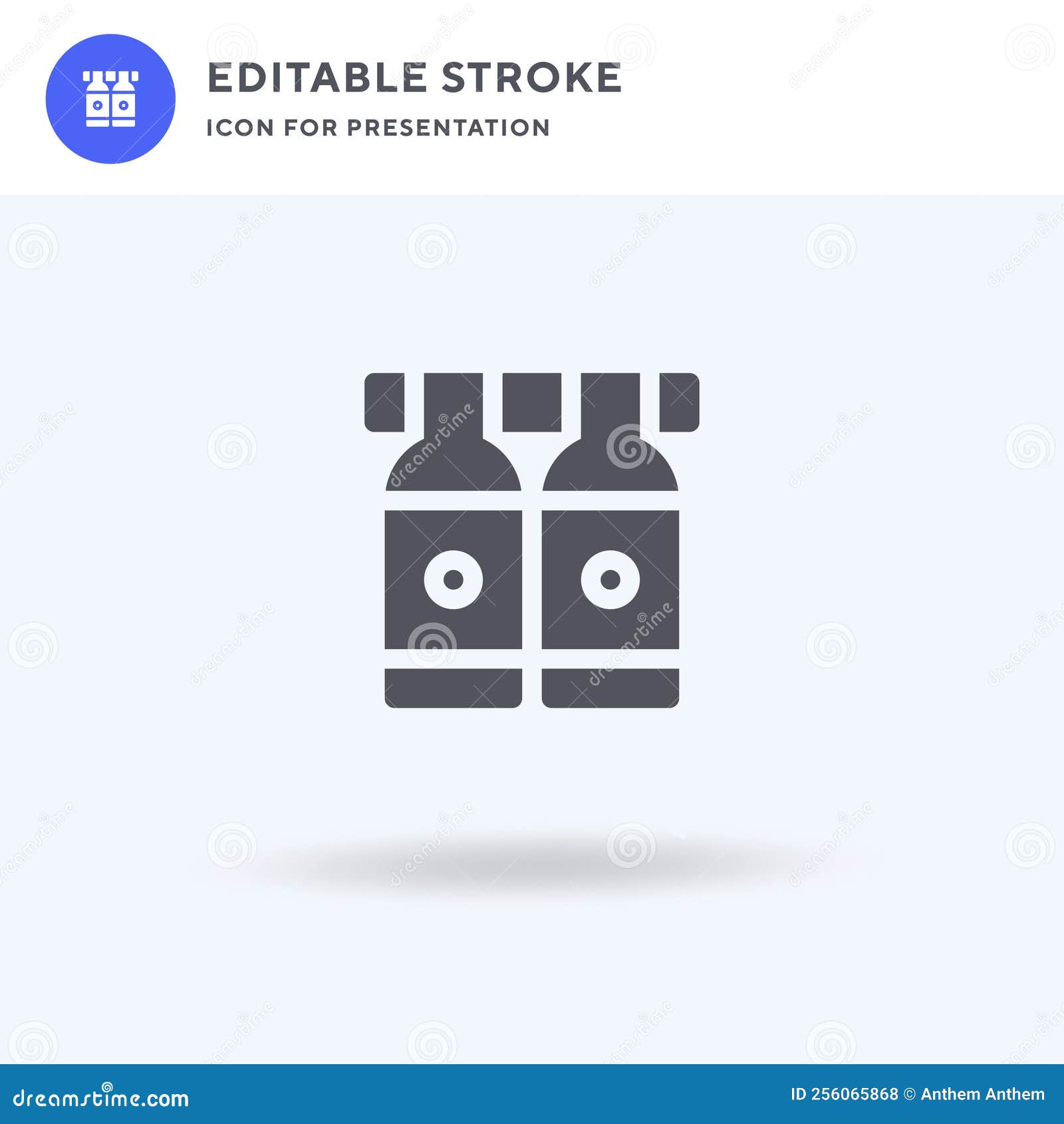 Oxygen Icon Vector, Filled Flat Sign, Solid Pictogram Isolated on White ...