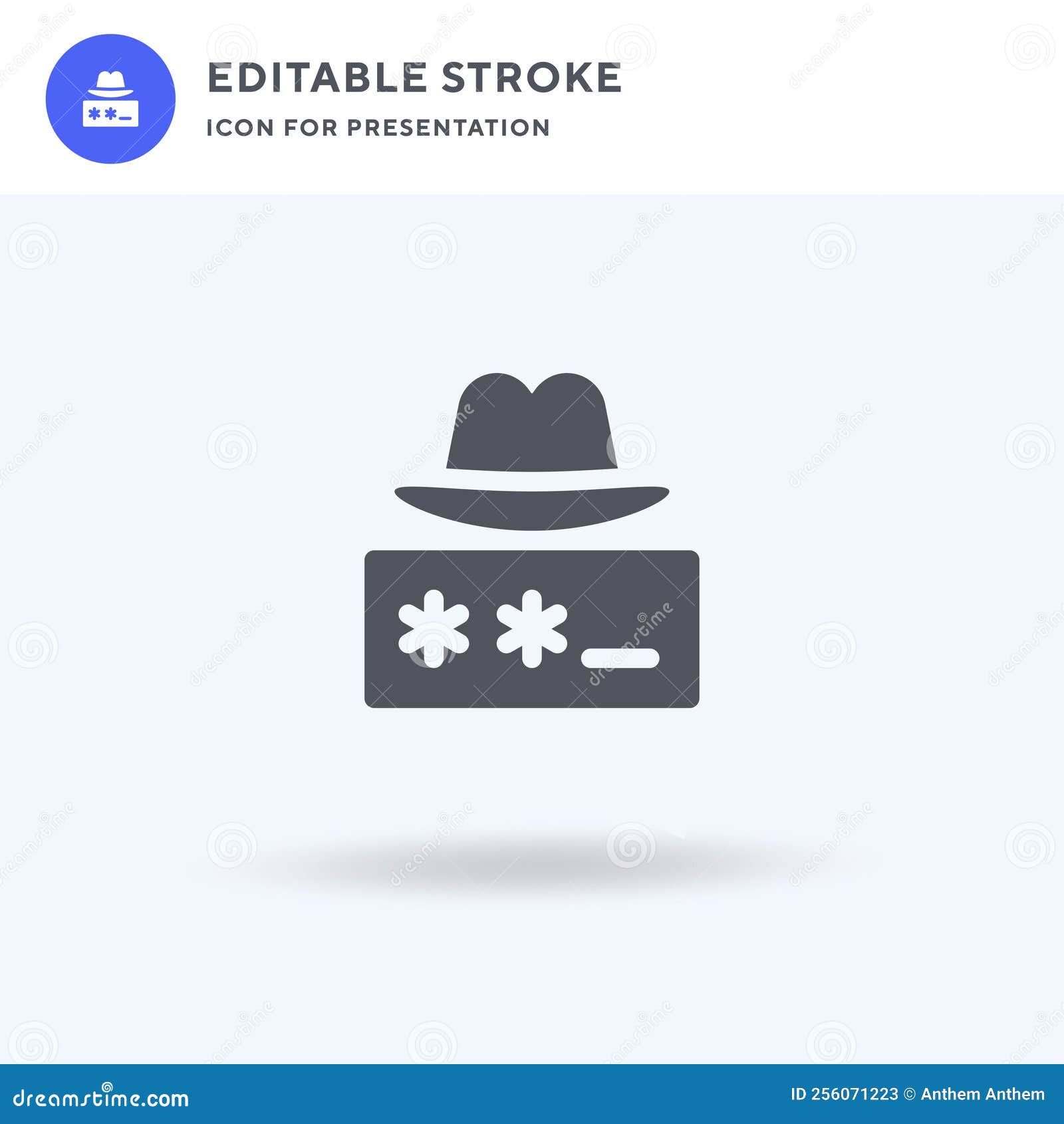 Passkey Icon Vector, Filled Flat Sign, Solid Pictogram Isolated on ...