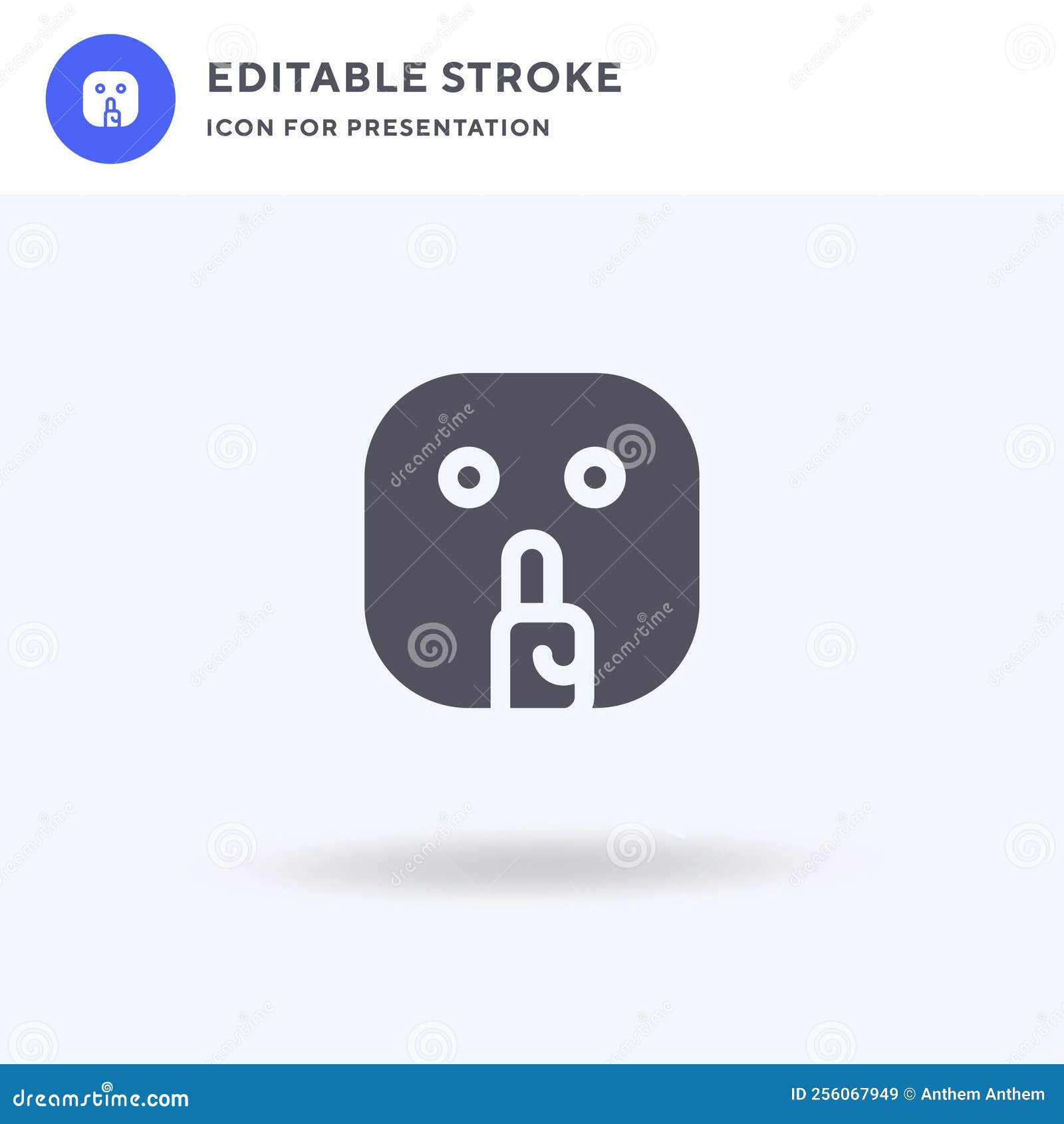 Silence Icon Vector, Filled Flat Sign, Solid Pictogram Isolated on ...