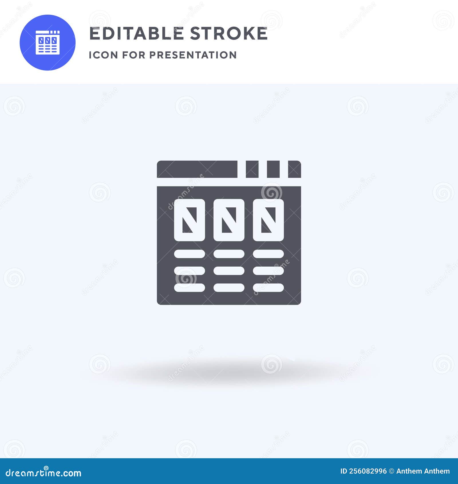 Three Columns Icon Vector, Filled Flat Sign, Solid Pictogram Isolated ...