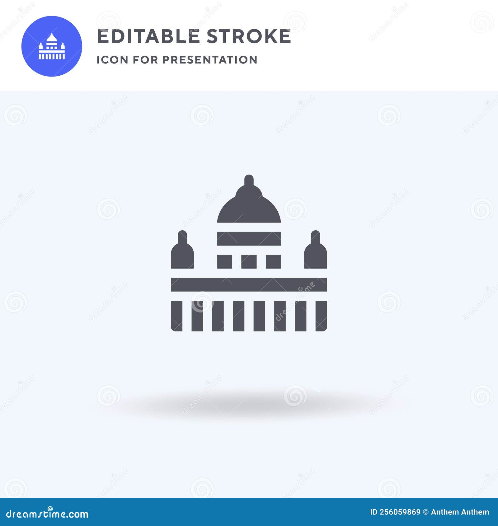 Vatican Icon Vector, Filled Flat Sign, Solid Pictogram Isolated on ...