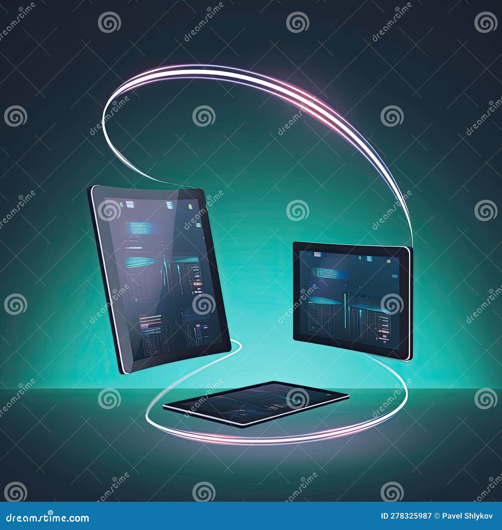 Modern Flex Screen Icon. Flat Illustration of Modern Flex Screen Icon ...