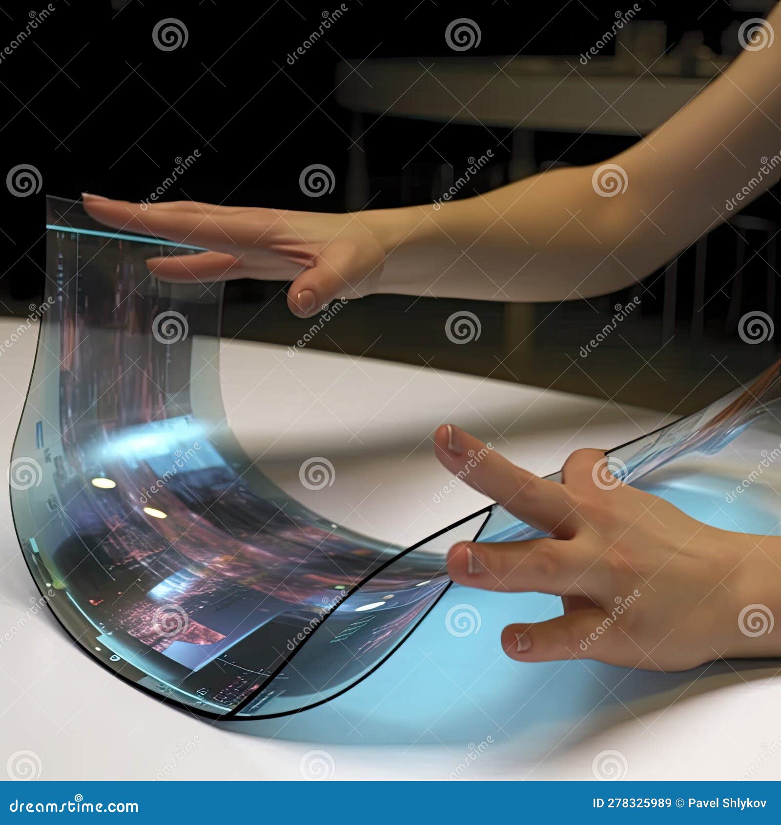 Modern Flex Screen Icon. Flat Illustration of Modern Flex Screen Icon ...