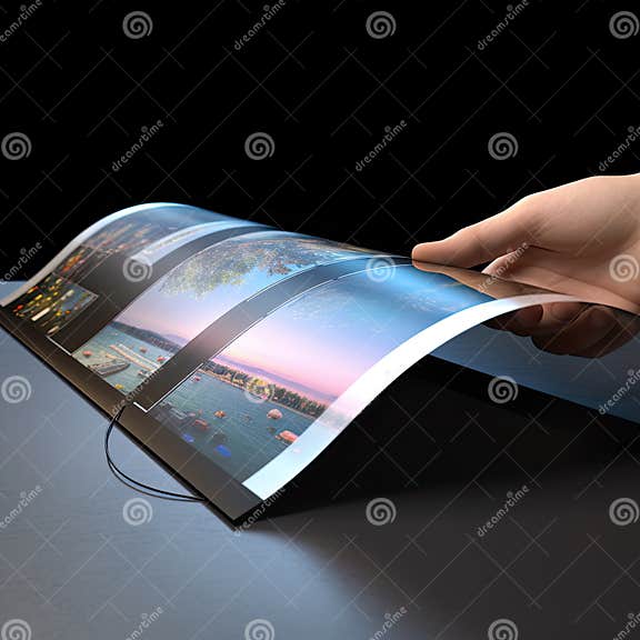 Modern Flex Screen Icon. Flat Illustration of Modern Flex Screen Icon ...