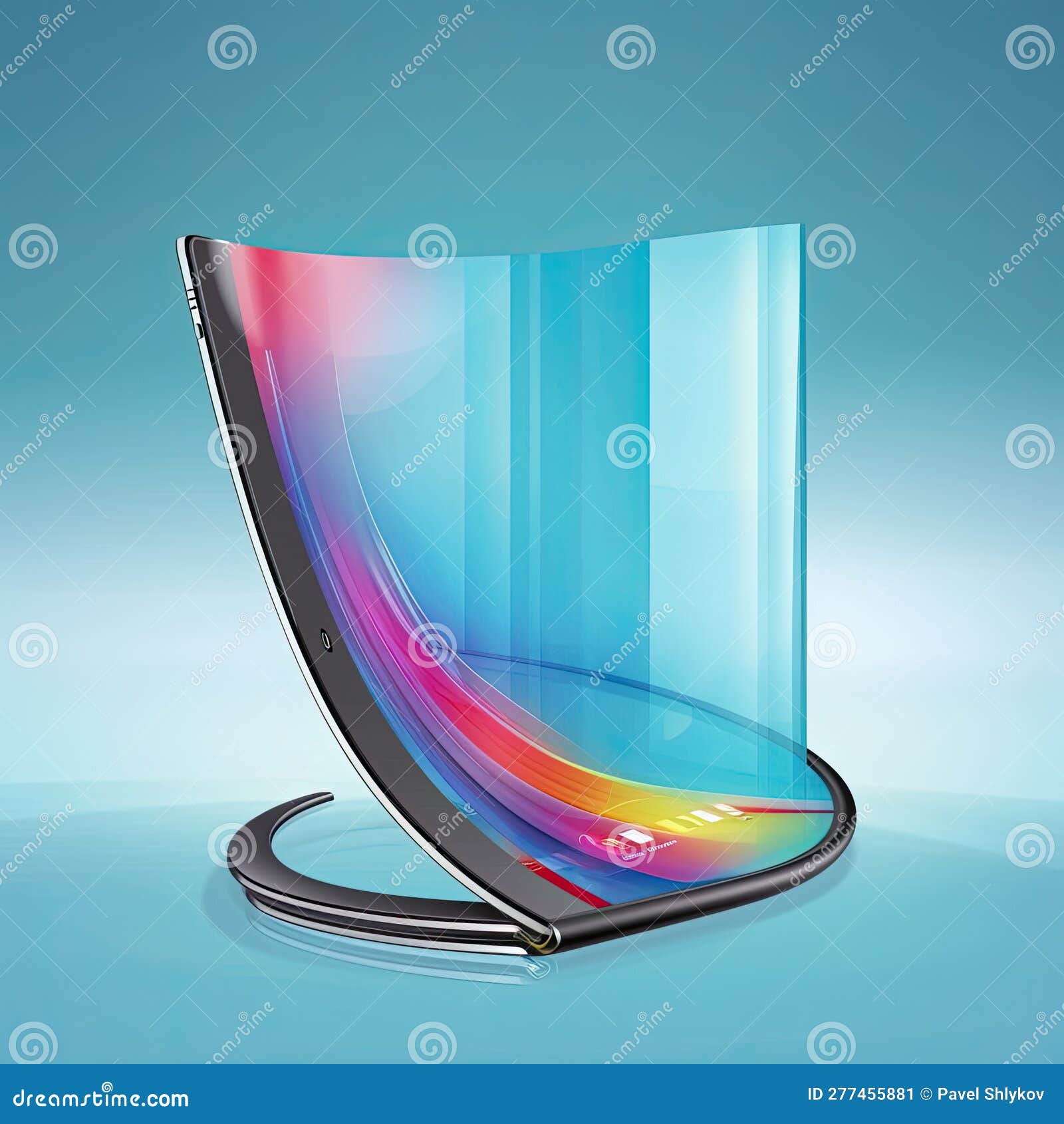 Modern Flex Screen Icon. Flat Illustration of Modern Flex Screen Icon ...