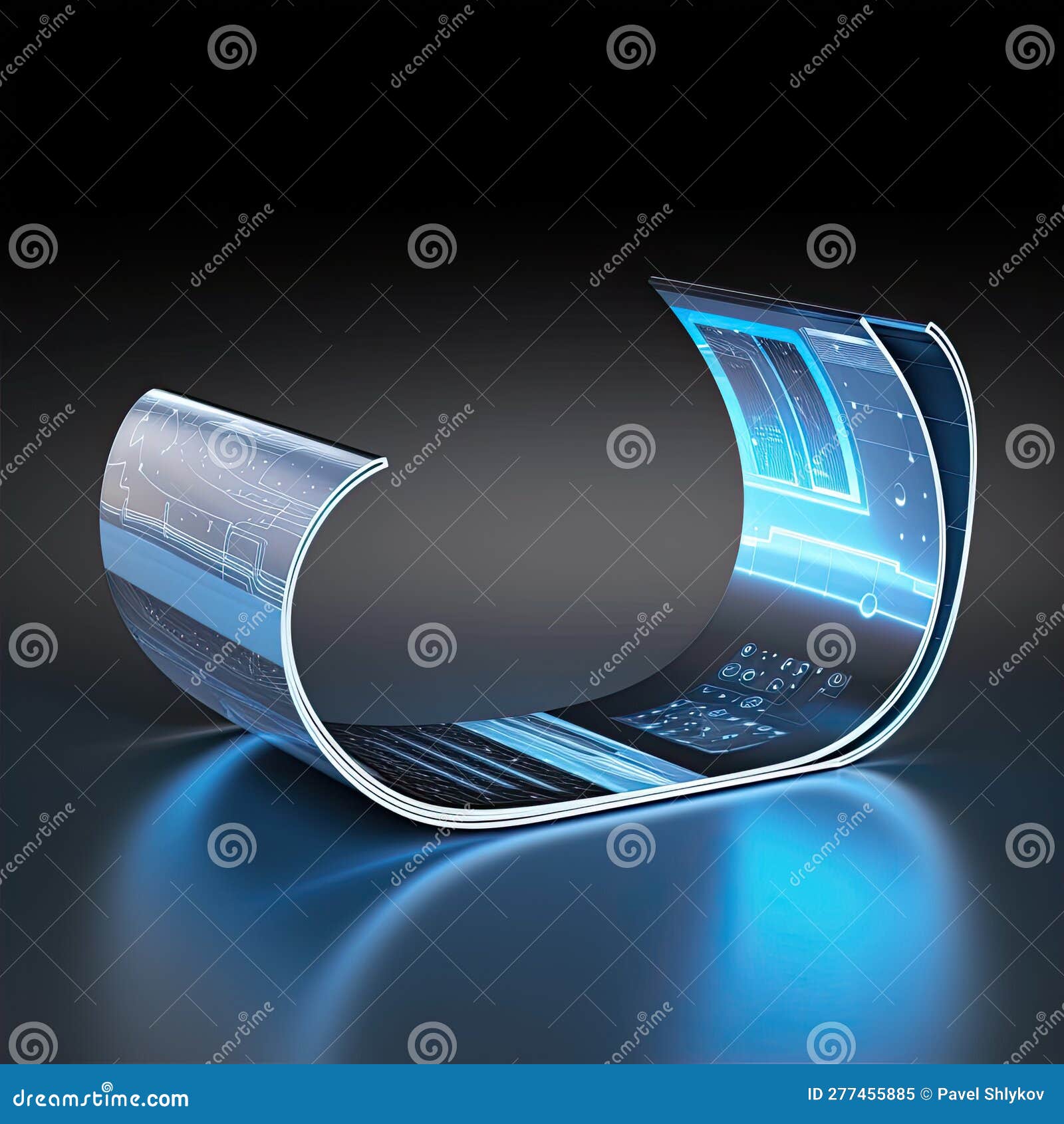 Modern Flex Screen Icon. Flat Illustration of Modern Flex Screen Icon ...