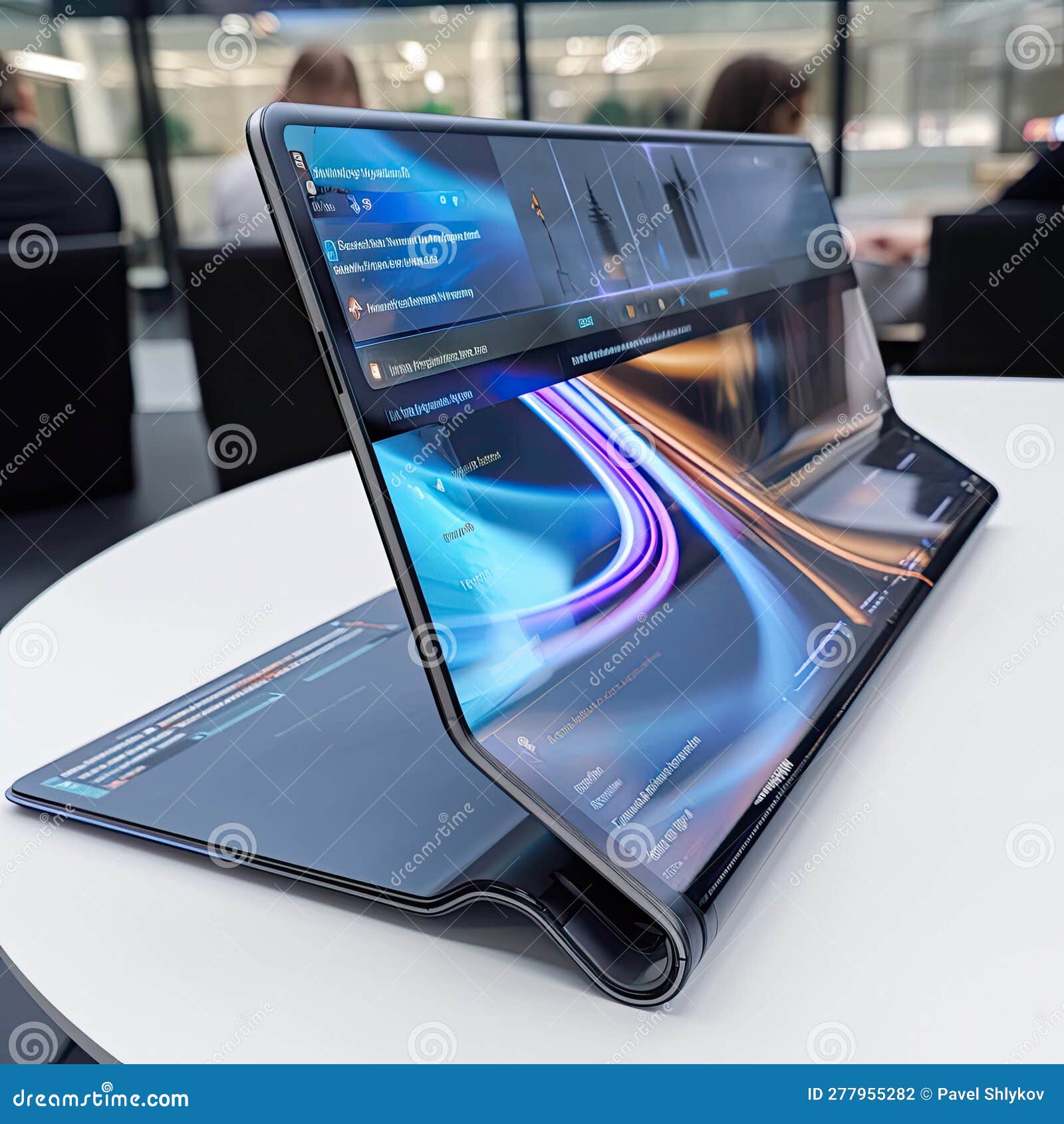 Modern Flex Screen Icon. Flat Illustration of Modern Flex Screen Icon ...