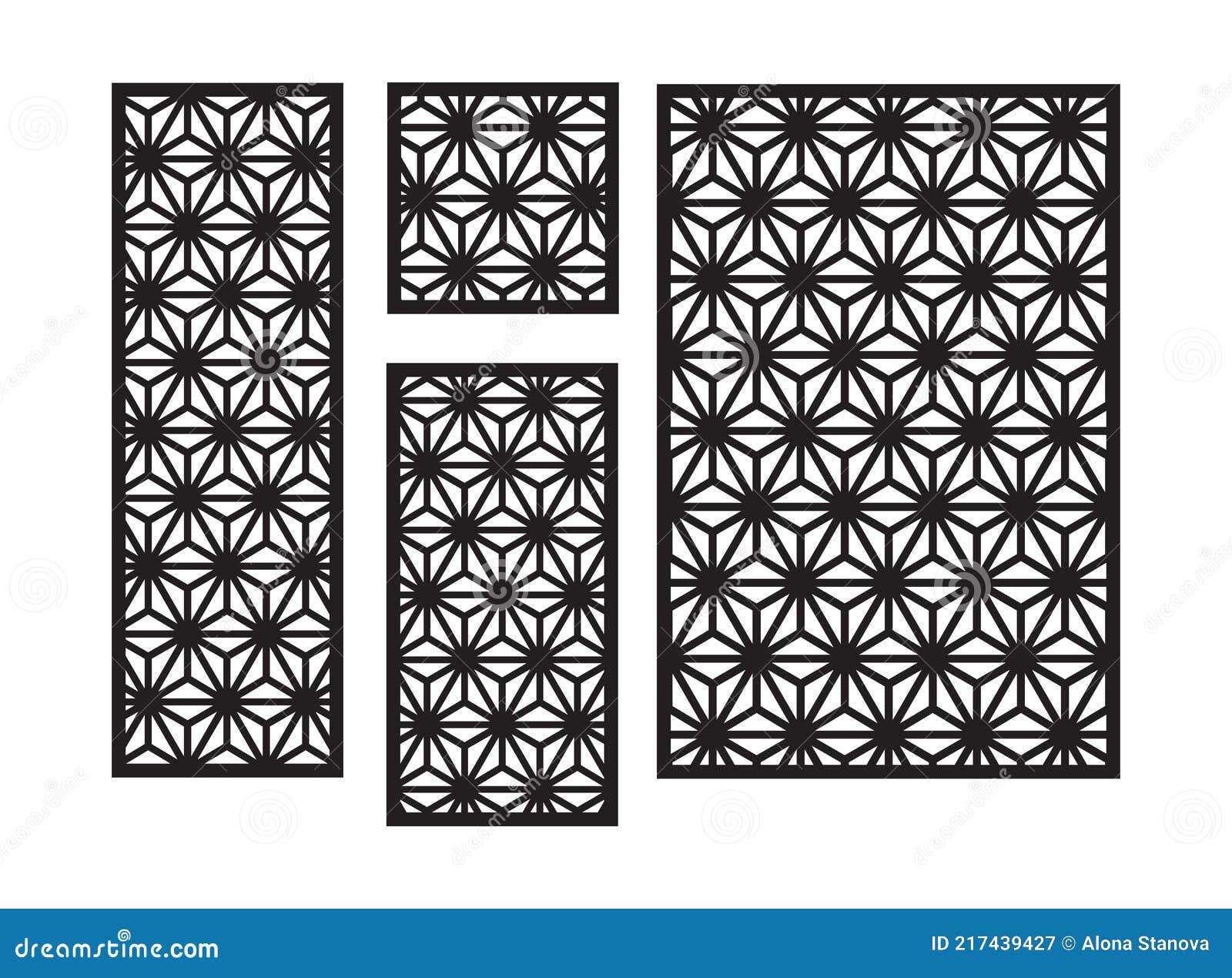Modern Flowers Cnc Pattern. Decorative Panel, Screen,wall. Vector Cnc ...