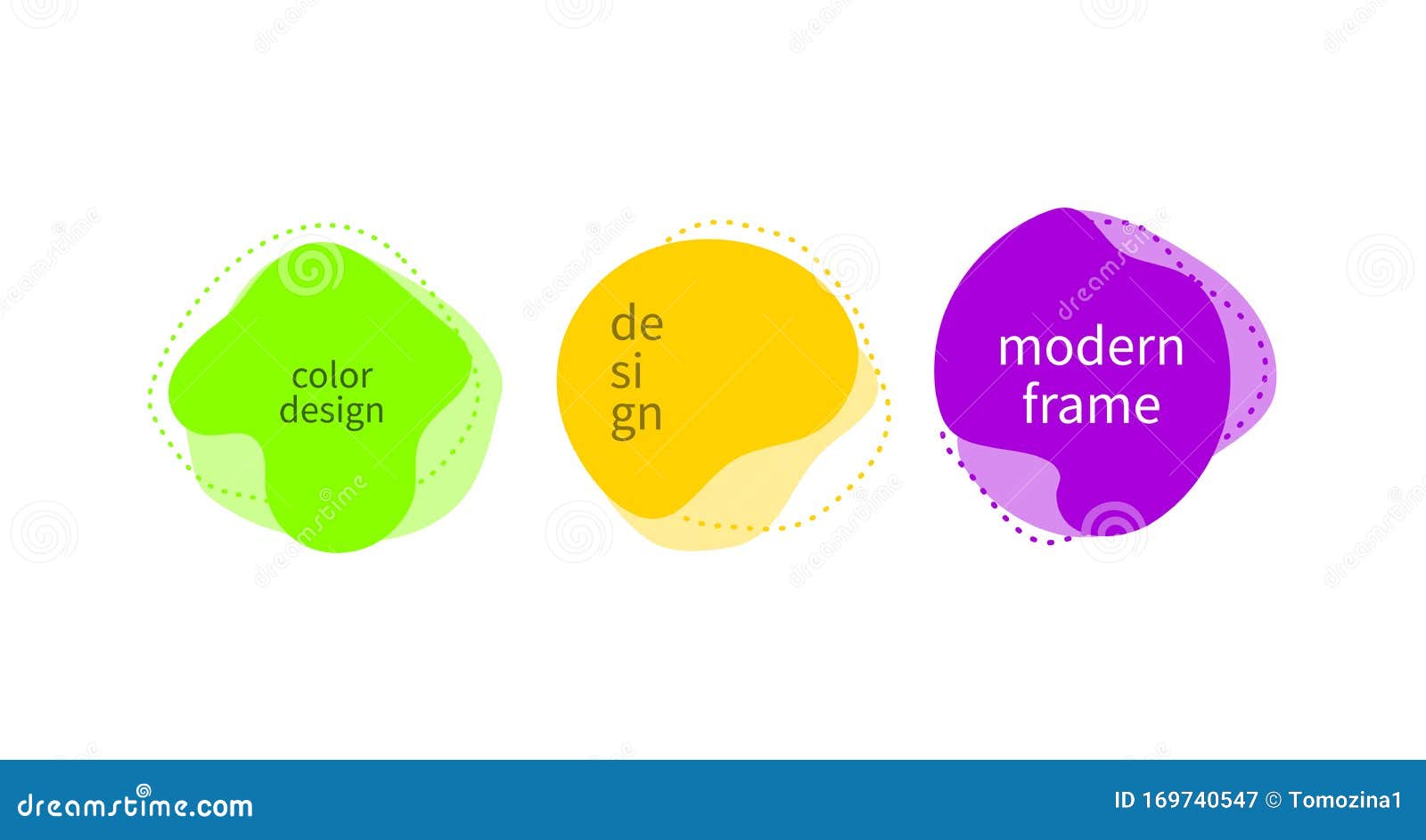 Modern fluid frames stock vector. Illustration of line - 169740547