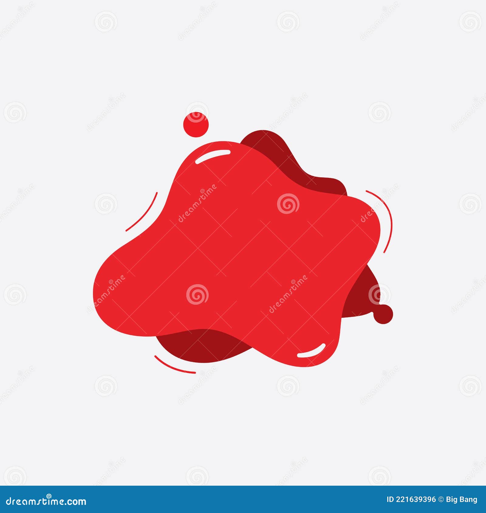 Modern Fluid Liquid Flat Design Stock Vector - Illustration of minimal ...
