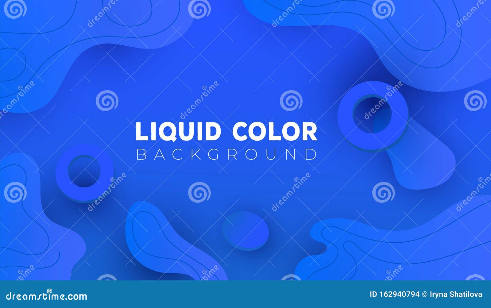 Modern Fluid Liquid Wave Shape Banner with Gradient Shape and Shadow ...