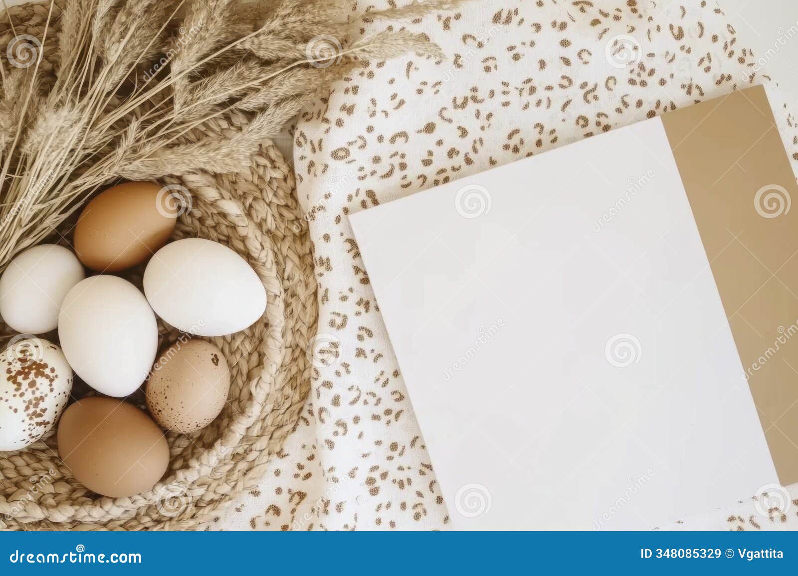 Modern Flyer Design Concept with Split Pastel Backgrounds and Natural ...