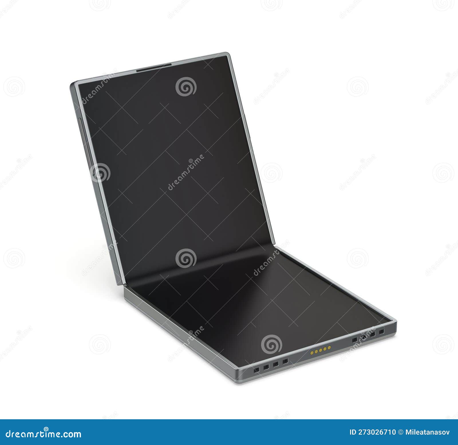 Modern foldable smartphone stock photo. Illustration of background ...