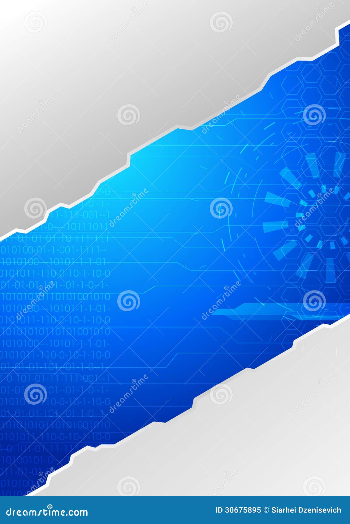 Modern Folder - Technology Concept Stock Vector - Illustration of ...