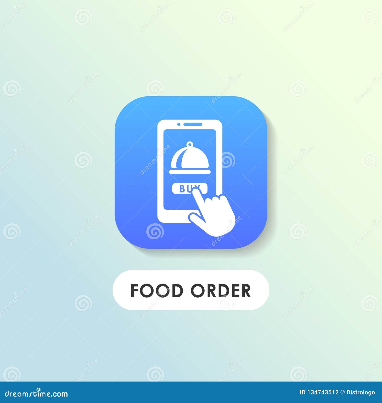 Modern Food Order Icon Design. Online Food Order Icon Design Stock ...