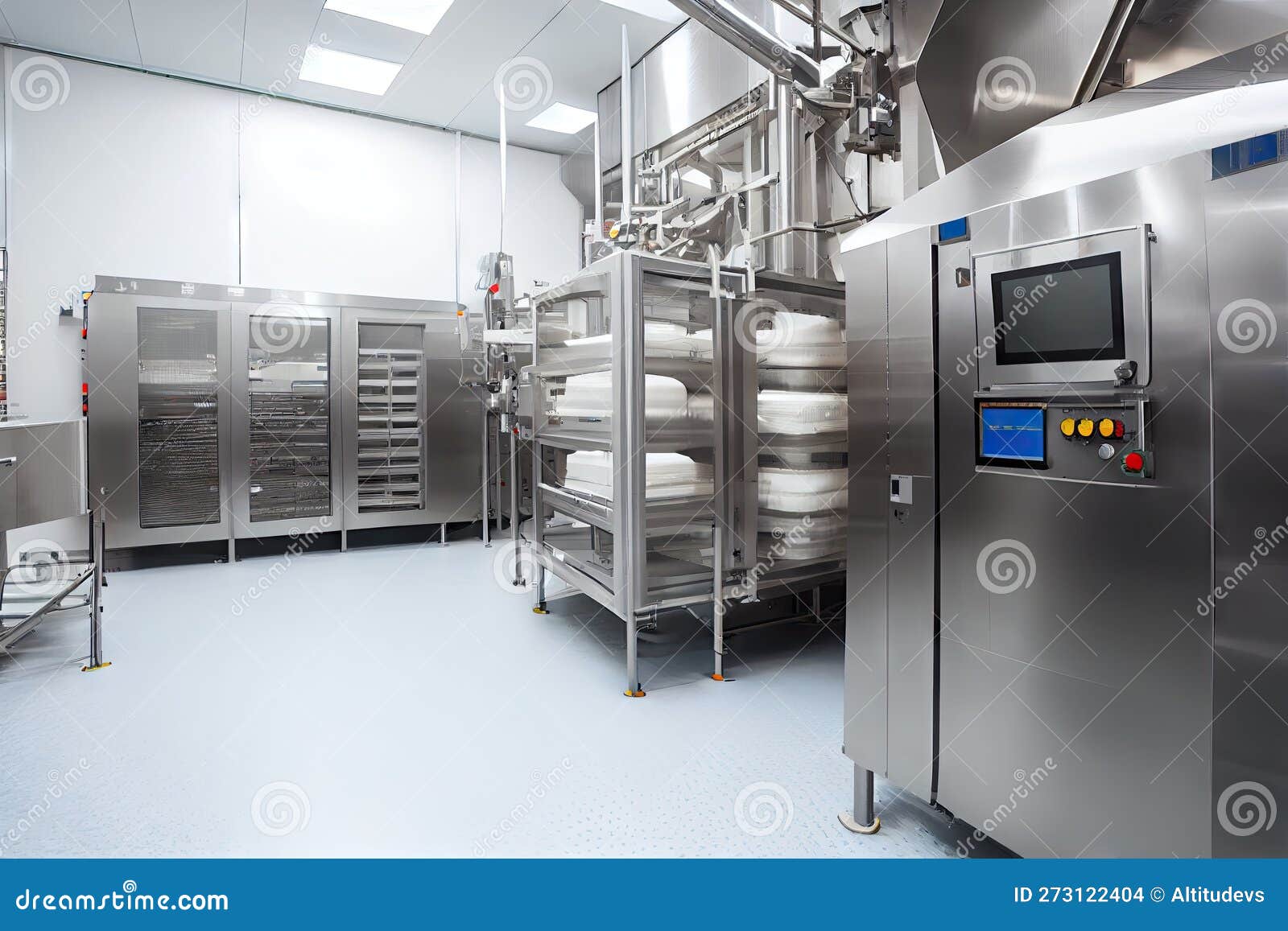 Modern Food Production Facility, with Advanced Technology and Equipment ...