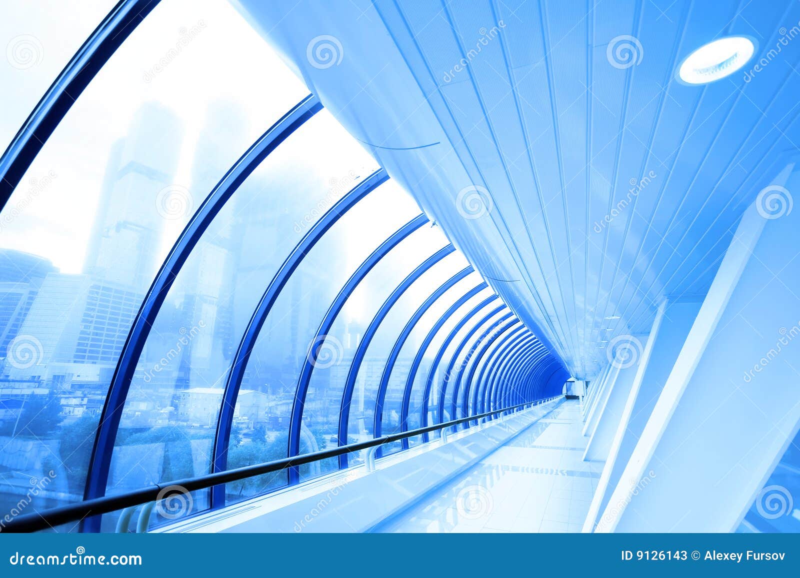 Modern foot-bridge stock image. Image of built, interior - 9126143
