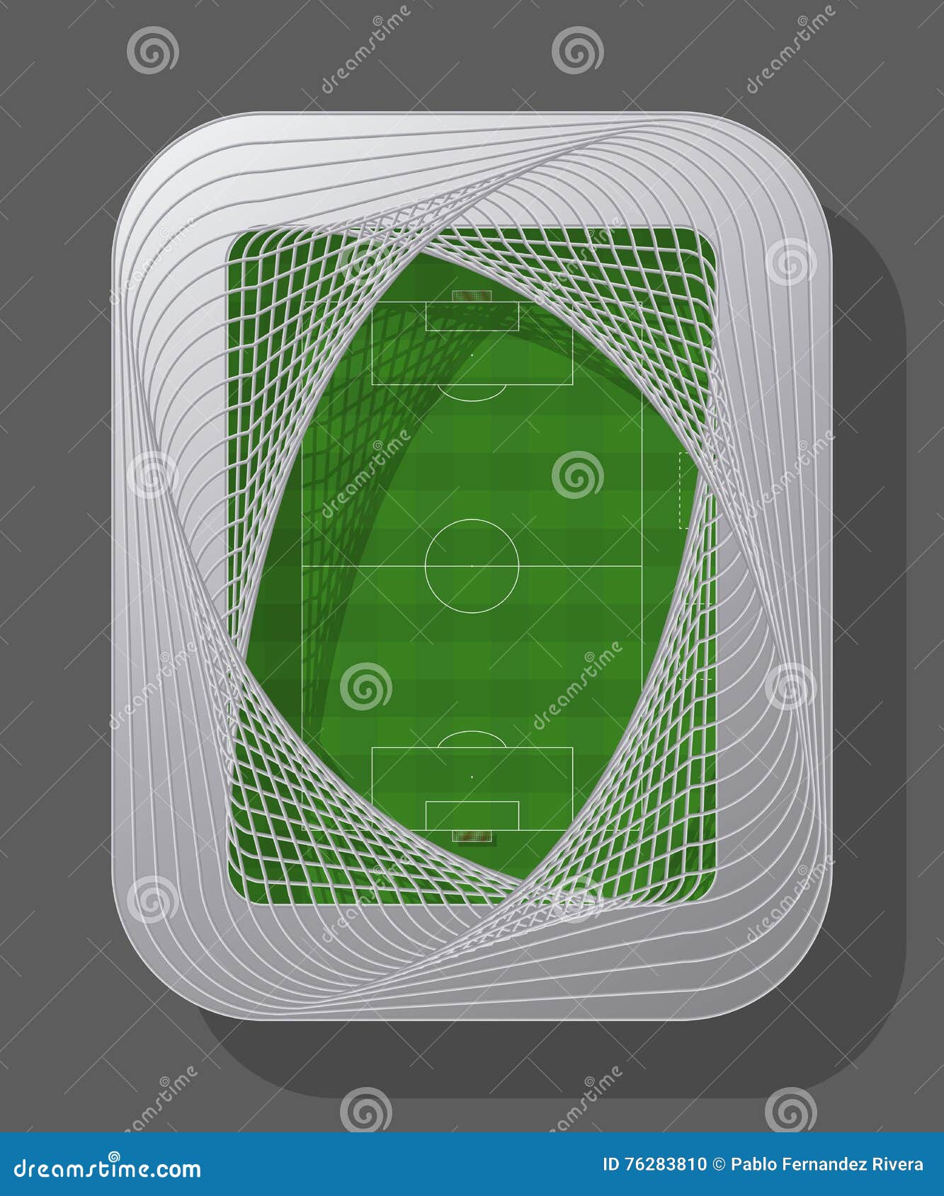 Modern Football Stadium Background Own Design Stock Illustration ...
