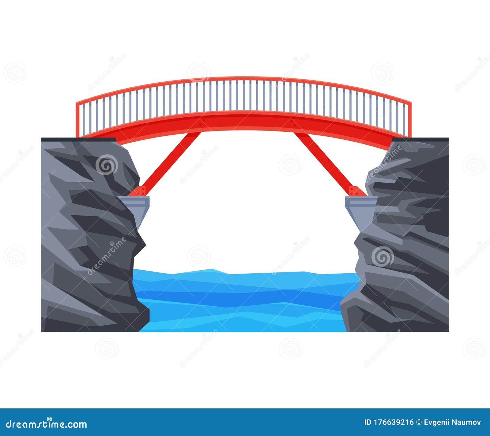 Modern Footbridge, Architectural Design Element, Bridge Construction ...