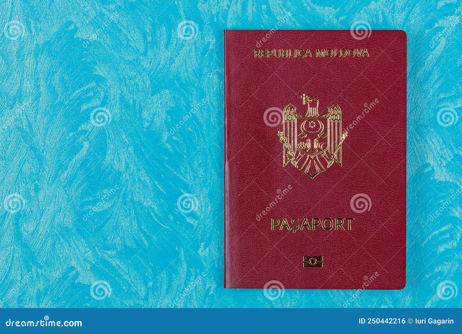 Modern Foreign Passport of a Citizen of the Republic of Moldova ...