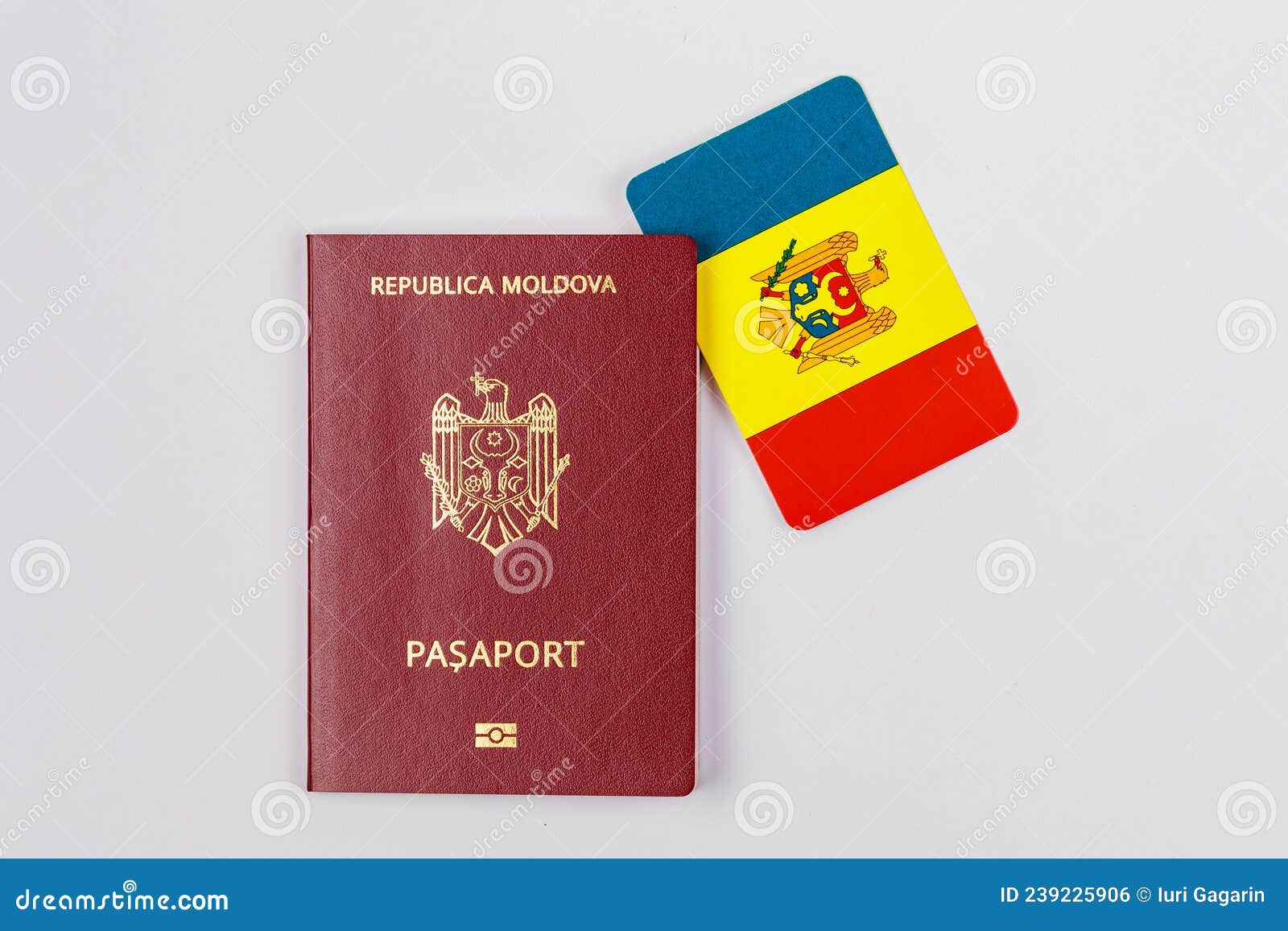 Modern Foreign Passport of a Citizen of the Republic of Moldova ...