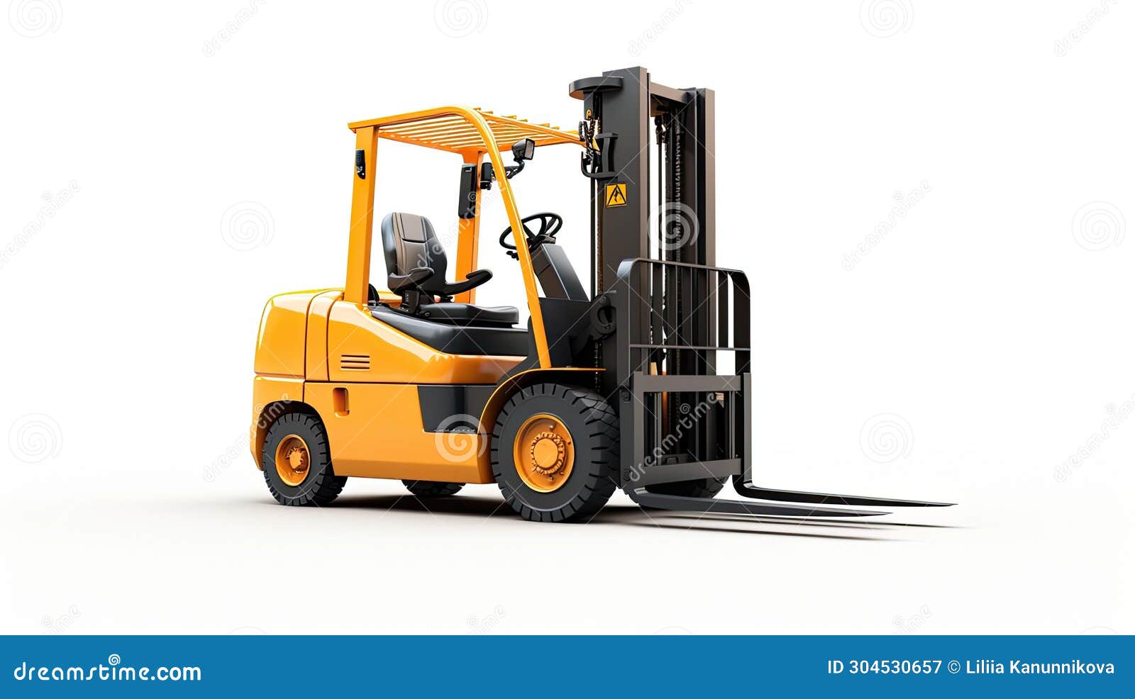A Modern Forklift Specifically Designed for Efficient Warehouse ...