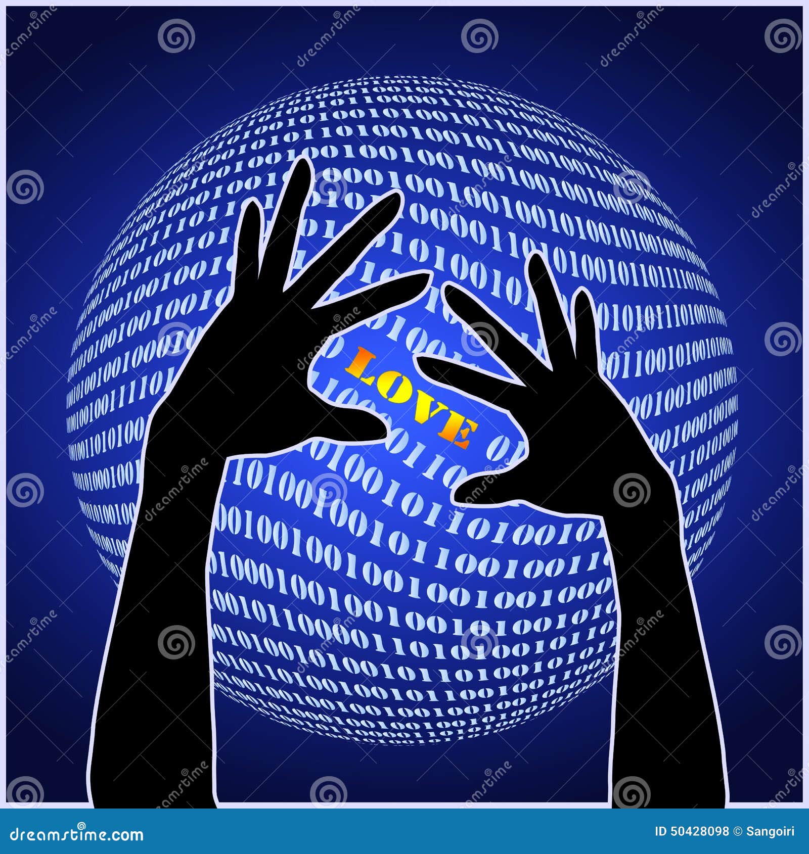 Modern Fortune Teller stock illustration. Illustration of event - 50428098